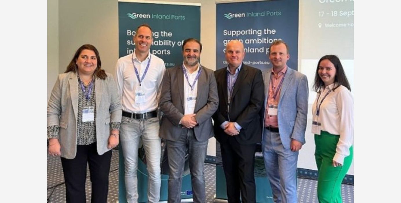 The Green Inland Ports team presents key findings and results at the ...